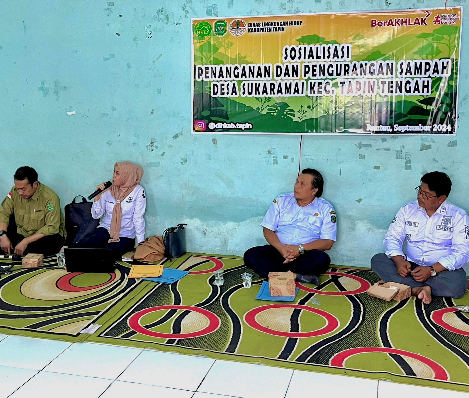 Sosialisasi Penanganan dan Pengurangan Sampah Desa Sukaramai, Wujudkan Desa Bersih dan Sehat ...