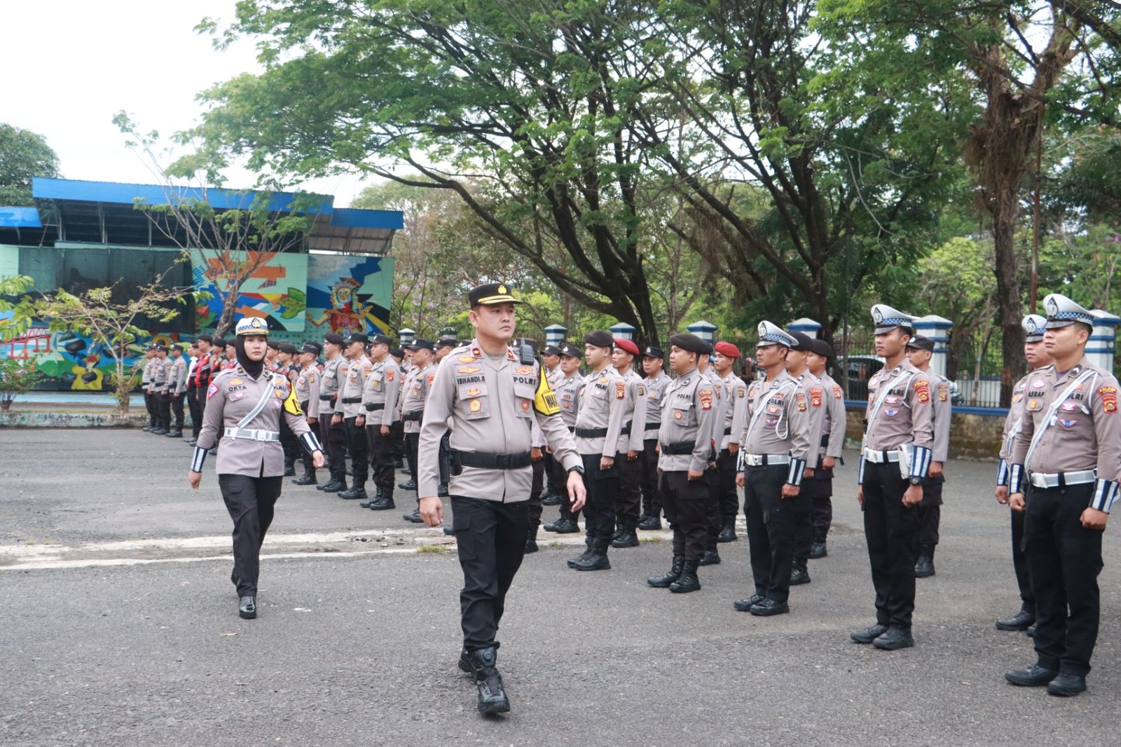 Apel Serentak Pamwal dan Walpri Dalam Rangka OMP 2024 | KabarDaerah.com